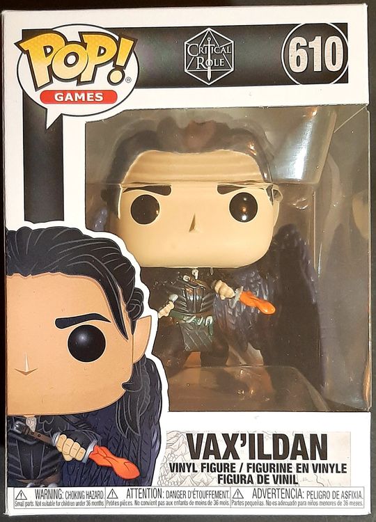 Funko Pop Critical Role Vax'Ildan (Neu und originalverpackt) in Montet ...