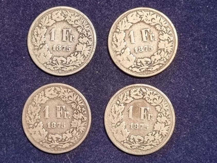 1 FR 1875 - Lot 4 Stück | Kaufen auf Ricardo