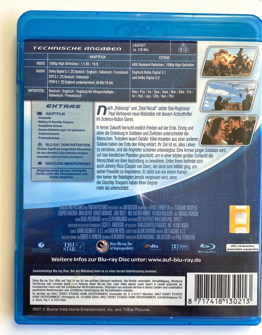 STARSHIP TROOPERS - blu-Ray - Starship Troopers (Gebraucht) in ...