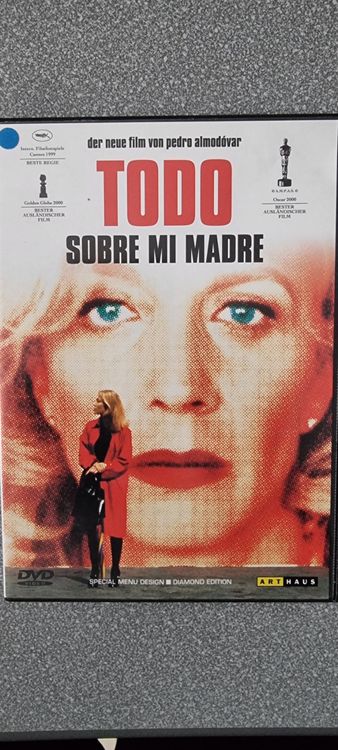 Dvd Todo Sobre Mi Madre Pedro Almodovar Kaufen Auf Ricardo