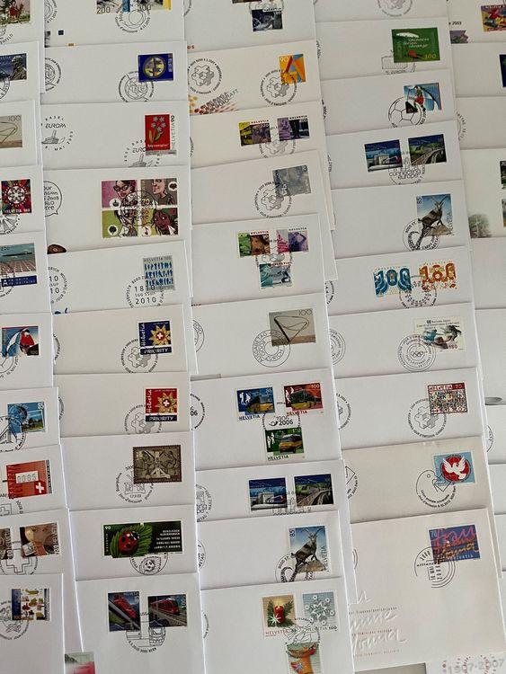 100 FDC Schweiz aus den 2000er bis 2010 Jahren ohne Adressen (Gebraucht) in Murgenthal für CHF 5 ...