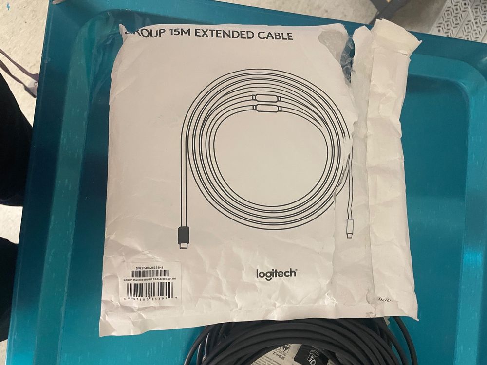 Logitech 15-METER-VERLÄNGERUNGS-KABEL FÜR GROUP (Neu (gemäss ...