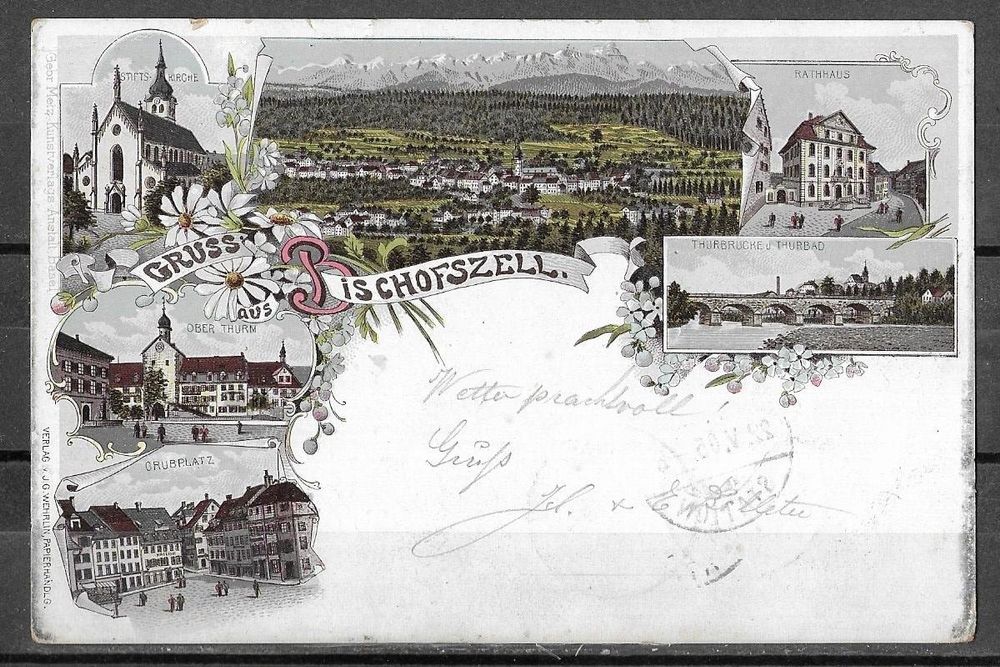 TG Gruss aus Bischofszell 1905 (Litho) | Kaufen auf Ricardo