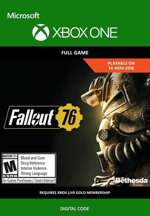 Fallout 76 Xbox One/Xbox Series X Digital Code (Neu und ...