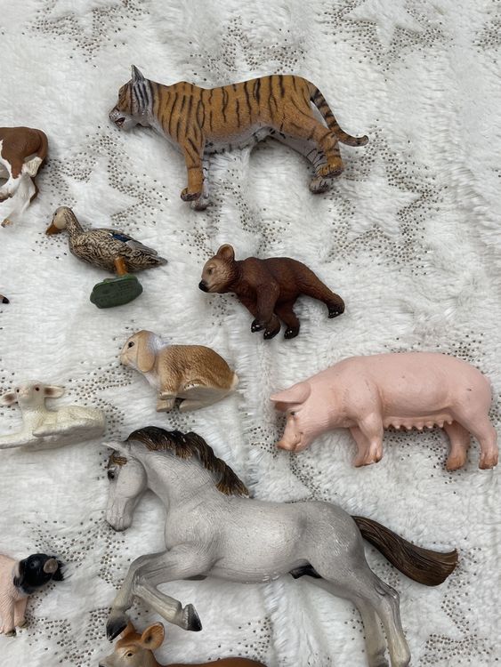 Schleich Tiere Set 12 Stk. (diverse Schleich Tiere) (Gebraucht) in ...