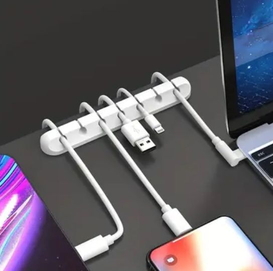 Kabelhalter Kabel Organizer Kabelmanagement Ordnung weiss (Neu und ...