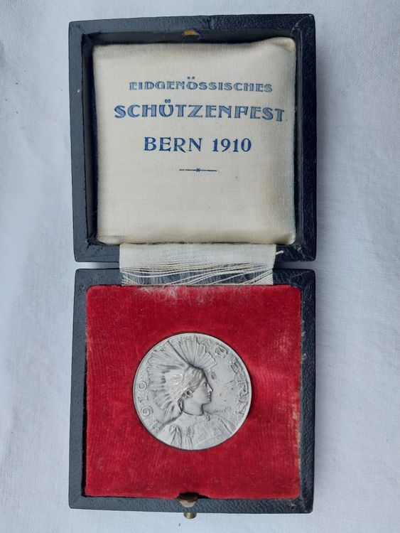 Medaille silber Eidg. Schützenfest Bern 1910 | Kaufen auf Ricardo