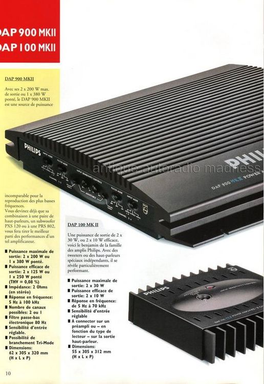 Old School Verstarker Philips DAP 900 MKII (Gebraucht) in Riazzino für ...