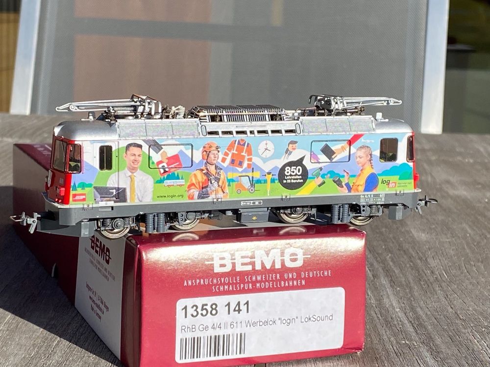 Rhb Bemo 1358 141 H0m Ge 4/4 II 611 login LED SOUND ESU V5 | Kaufen auf ...