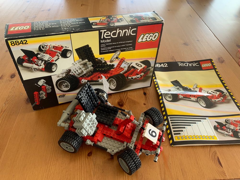 Lego Technic 8842 Kart, 1986 mit Originalverpackung (Gebraucht) in ...