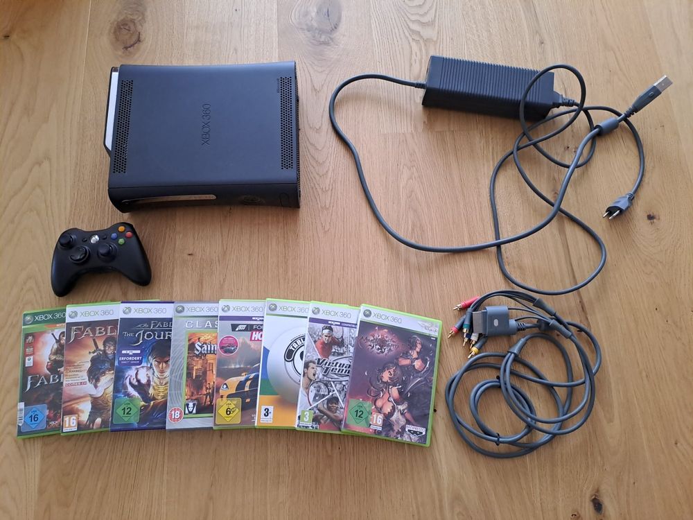 Xbox 360 Microsoft 120GB inkl. Zubehör und div. Spielen | Kaufen auf ...