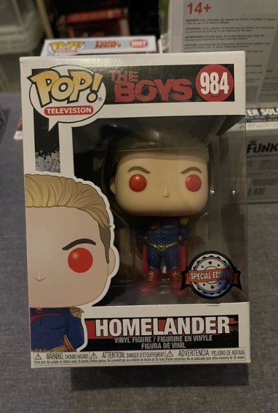 Seltene Funko Pop! Homelander The Boys #984 Figur | Kaufen auf Ricardo