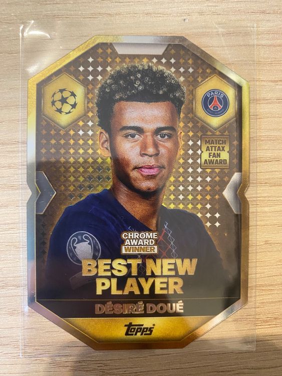 Topps Match Attax 25/26 Chrome Award Doue CA2 (Neu (gemäss Beschreibung ...