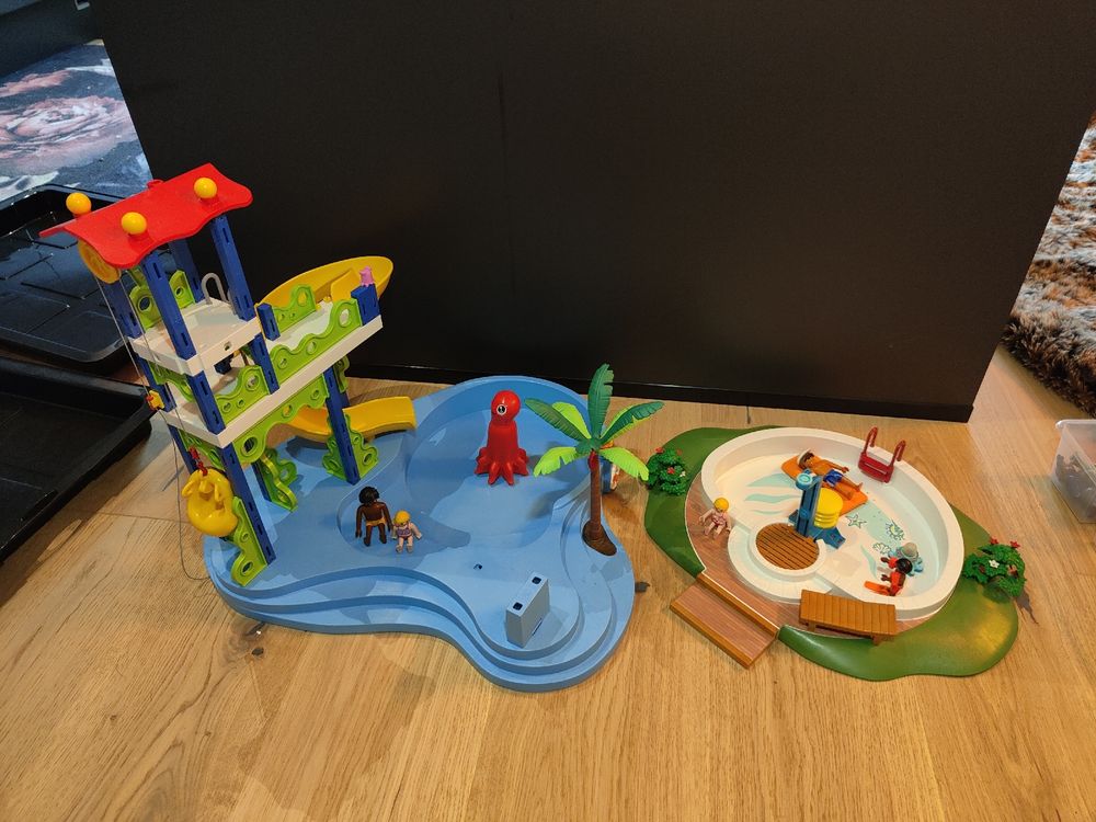 Set 2x Playmobil Badespass. 2 Pools, befüllbar mit Wasser | Kaufen auf ...