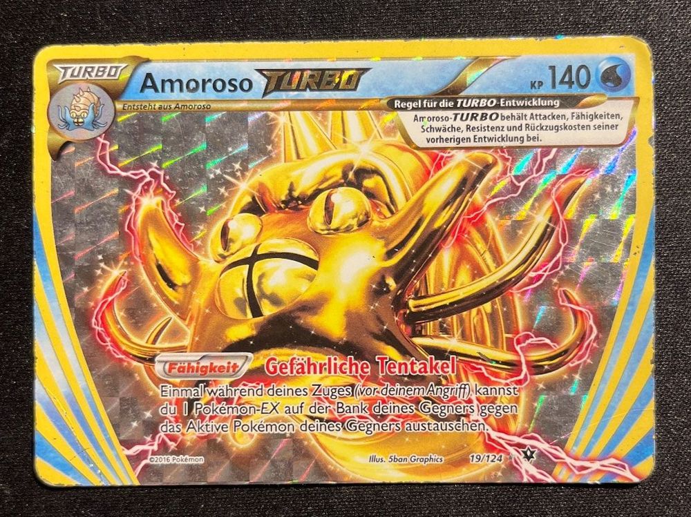 Amoroson Turbo 19/124 Pokemon Karte selten (Gebraucht) in Bottmingen ...