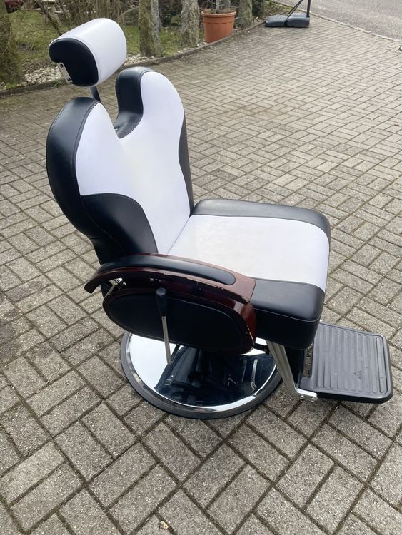 Coiffeurstuhl / Herrenstuhl Schwarz/Weiss Sessel / stuhl (Gebraucht) in Heimenhausen für CHF 190 ...