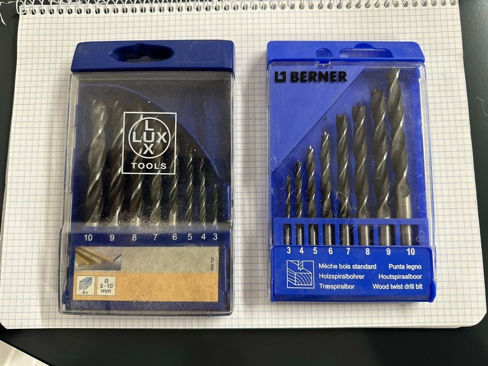 Holzbohrer Set Lux Tools, Berner 3-10mm (Gebraucht) in Untersiggenthal ...