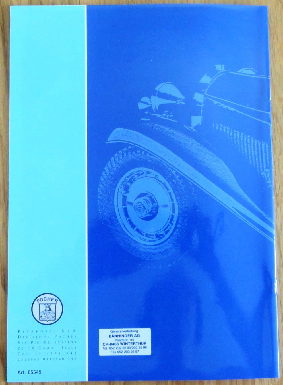 1994 POCHER SCALE 1/8 KATALOG CATALOG (Gebraucht) in Frümsen für CHF 18 ...