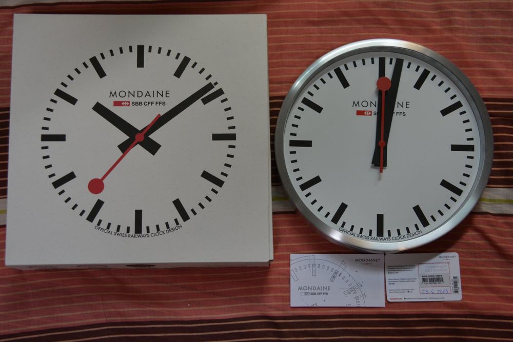 Top Neuheit: Mondaine SBB CFF FFS A990.Clock.16SBB NEU OVP!! (Neu und ...