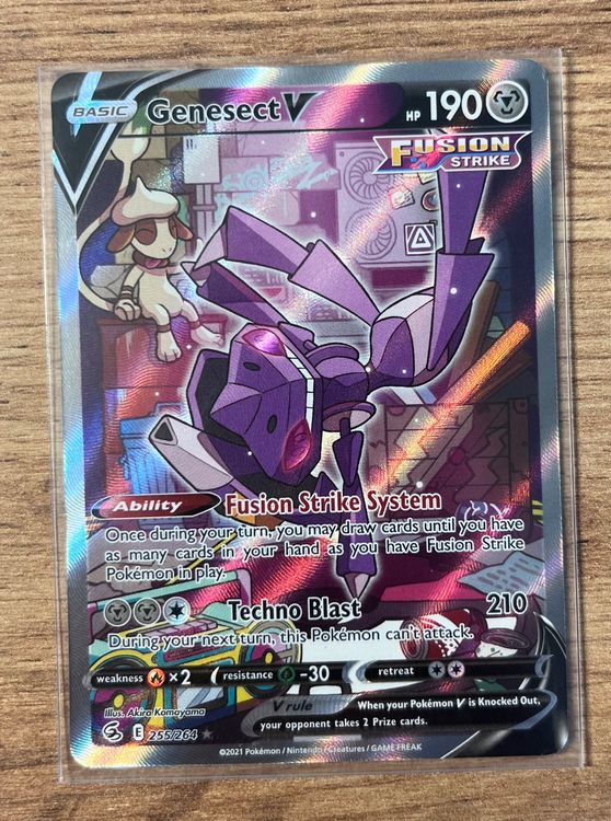 Genesect V ALT ART 255/264 Pokemon Fusion Strike | Kaufen auf Ricardo