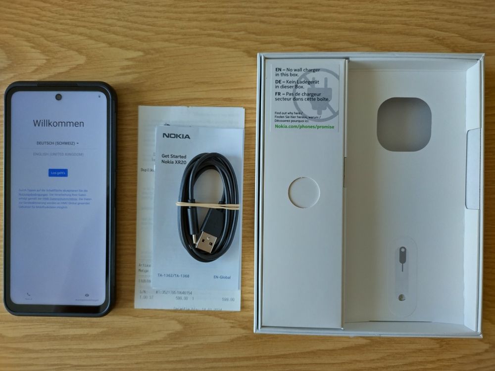 Nokia XR20 5G Smartphone, Grau, 128 GB, 6 GB RAM, Android 13 (Gebraucht ...