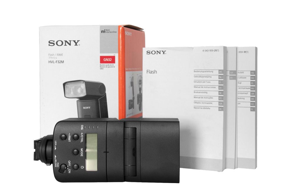 SONY HVL-F32M Blitz / Flash / Blitzgerät für A7 A7s A7r (Gebraucht) in ...