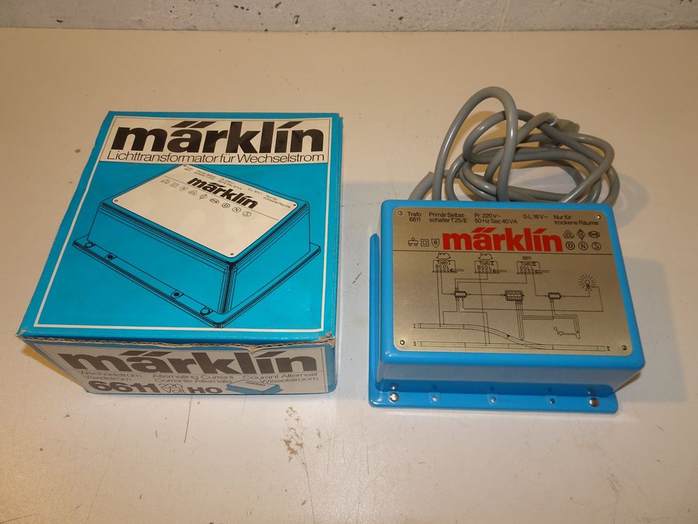 Märklin Transformator Trafo Lichttrafo 6611 | Acheter sur Ricardo