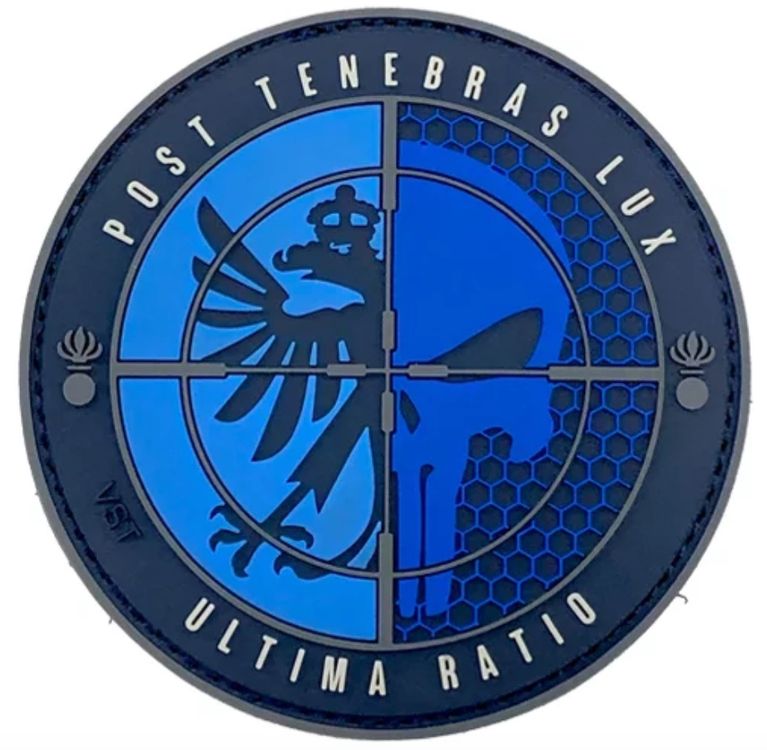 Patch Police Post Tenebras Lux Ultima Ratio PVC New | Kaufen auf Ricardo