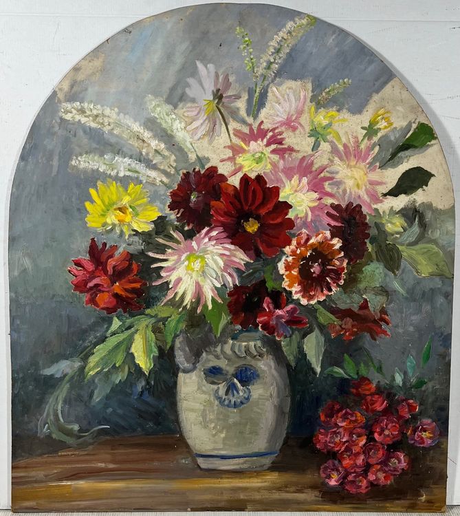 Internationale Schule Grosse Stilleben Gemälde mit Blumen (Gebraucht) in Root für CHF 59 – nur ...