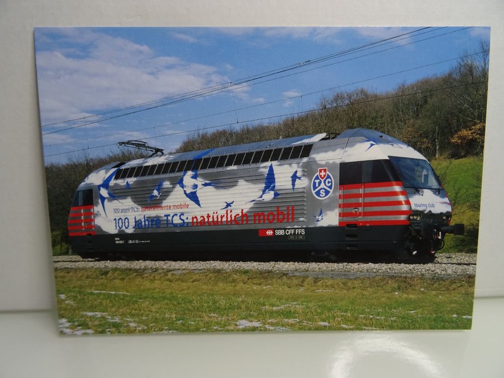 Postkarte SBB Re 460 022-7 Lok 2000 "100 Jahre TCS" (Gebraucht) in ...