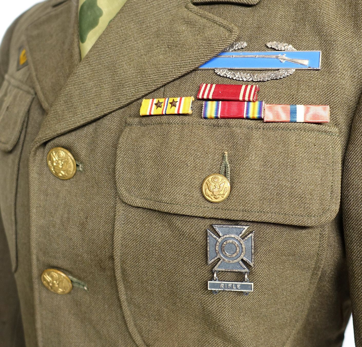 US Army Uniform Jacke 2.Weltkrieg 32nd Infantry Div. (Gebraucht) in ...