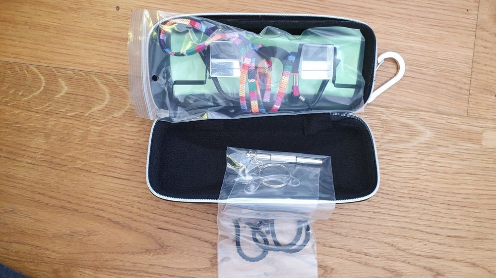 Sicherungsbrille Klettern inkl. Hülle etc. Kletterbrille. (Neu und ...