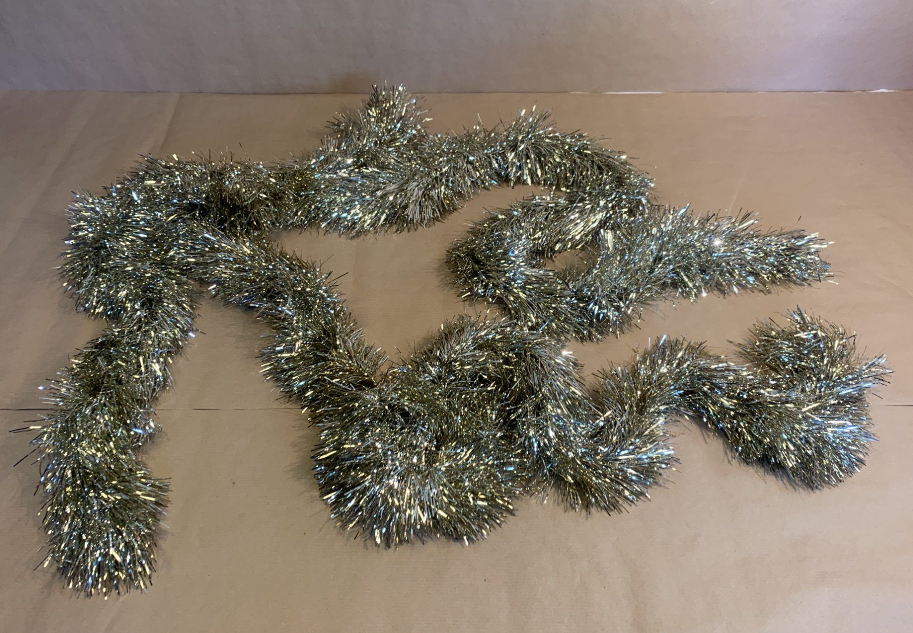 Lot de 11 guirlandes de Noël doré champagne effet métallisé (Neuf (Voir ...