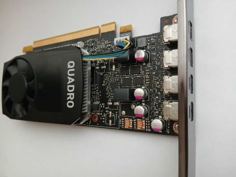NVIDIA Quadro P1000 4GB GDDR5 - CAD-Grafikkarte Highbracket (Gebraucht ...