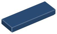 LEGO - 100x Dark Blue Tile / Fliese 1x3 - 63864 - NEW (Neu (gemäss ...