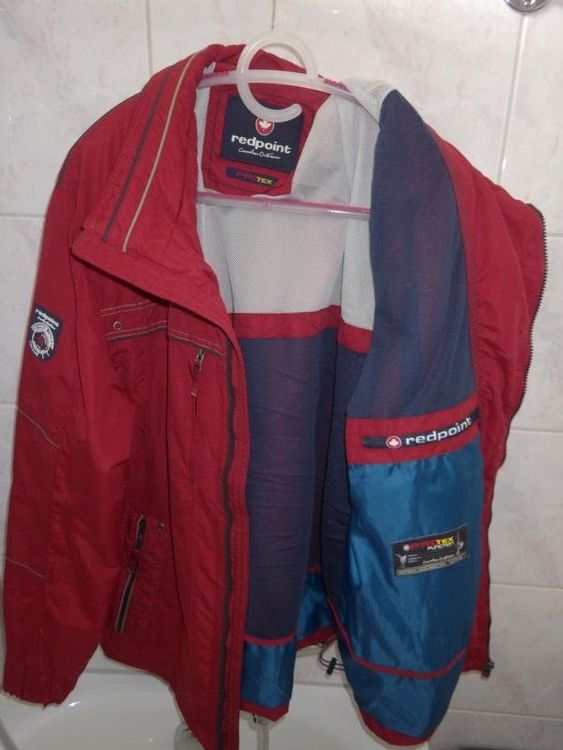 Neue Herren Redpoint Outdoorjacke, Grösse 58, Weinrot | Kaufen auf Ricardo