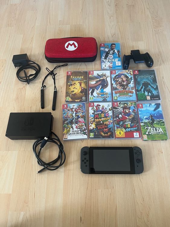 Nintendo Switch Set mit neuen Joy Con Controllern | Kaufen auf Ricardo