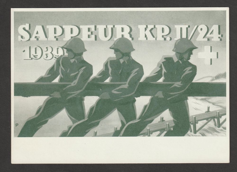 WK2 Einheitskarte Sappeure Nr. 26 (Gebraucht) in Siebnen für CHF 35 – mit Lieferung auf Ricardo ...