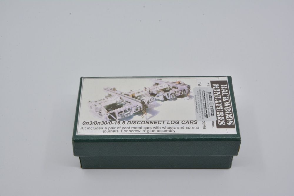 On30/0e Backwoods Miniatures Bausatz Disconnect Log Cars (Neu (gemäss ...