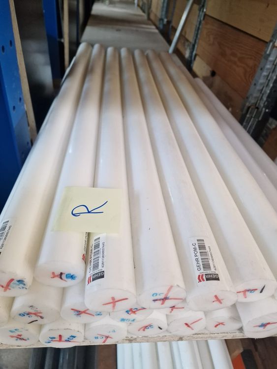 POM Stab natur Ø 50 mm Stangenmaterial / 18 Meter (Neu (gemäss ...