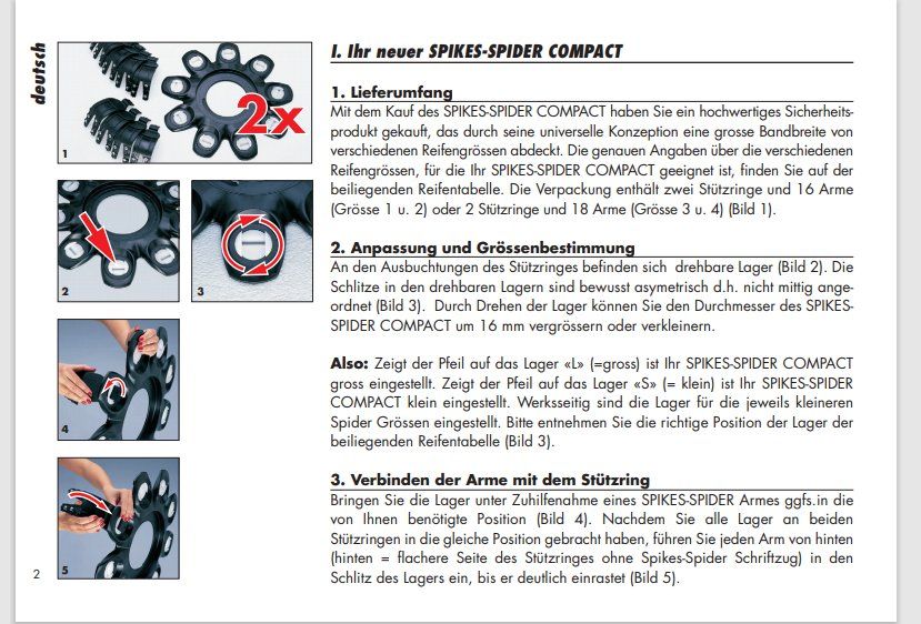 Spikes-Spider Compact Swiss made | Kaufen auf Ricardo