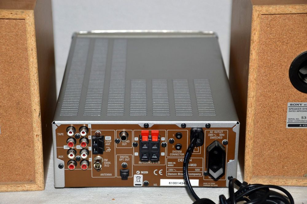 Stereoanlage Denon RCD M33 + Sony SS-CM100 chaîne stéréo (Gebraucht) in Collonges für CHF 100 ...