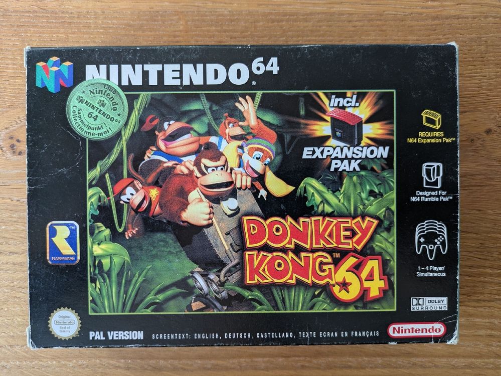 Donkey Kong 64 N64 OVP | Kaufen auf Ricardo