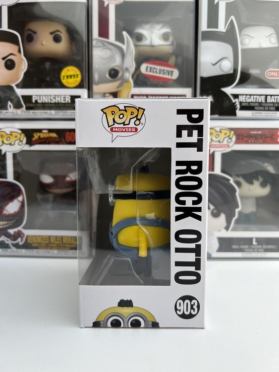 Funko POP! Movies Les Minions The Rise of Gru Pet Rock Otto (Neu und ...
