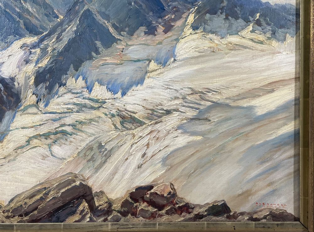 Alexander Scherban (1886-1964) grosses Gemälde (Gebraucht) in Root für ...