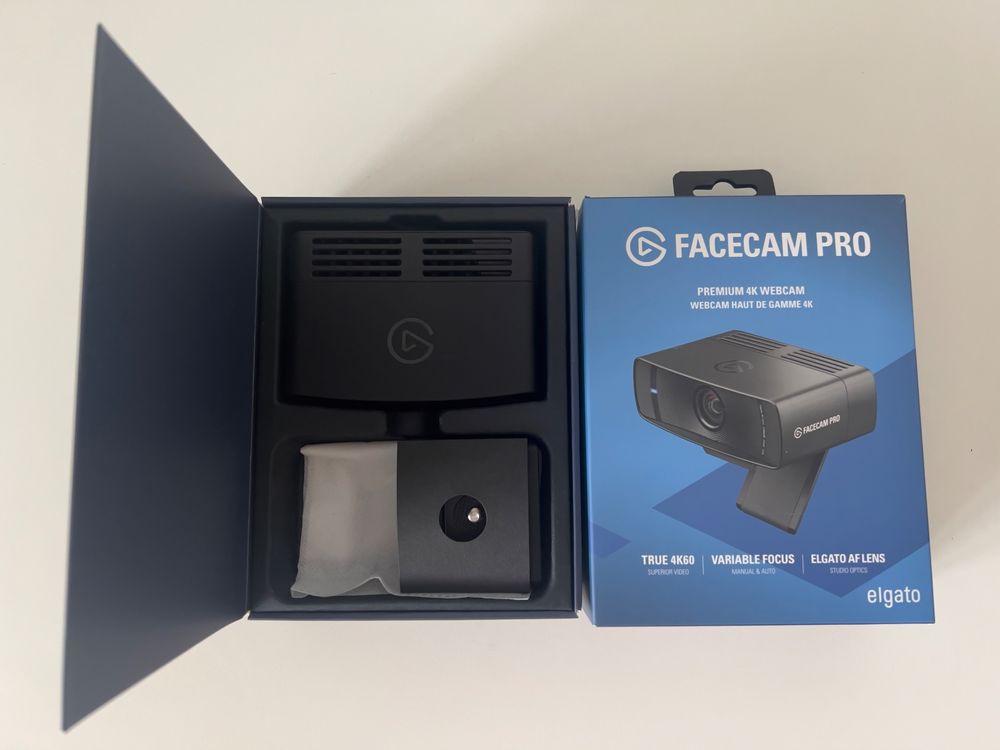 Webcam Elgato Facecam Pro 4K | Desktop-Stand | Garantie (Neu (gemäss ...