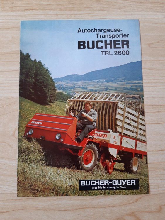 Bucher Transporter TRL 2600 Prospekt (Gebraucht) in Dürnten für CHF 31 ...
