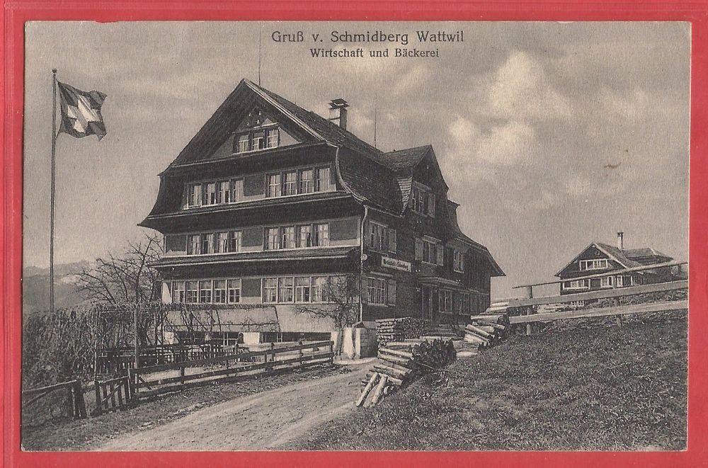 Wattwil Schmidberg - Wirtschaft und Bäckerei ca. 1915 (Gebraucht) in Fislisbach für CHF 8 – mit ...
