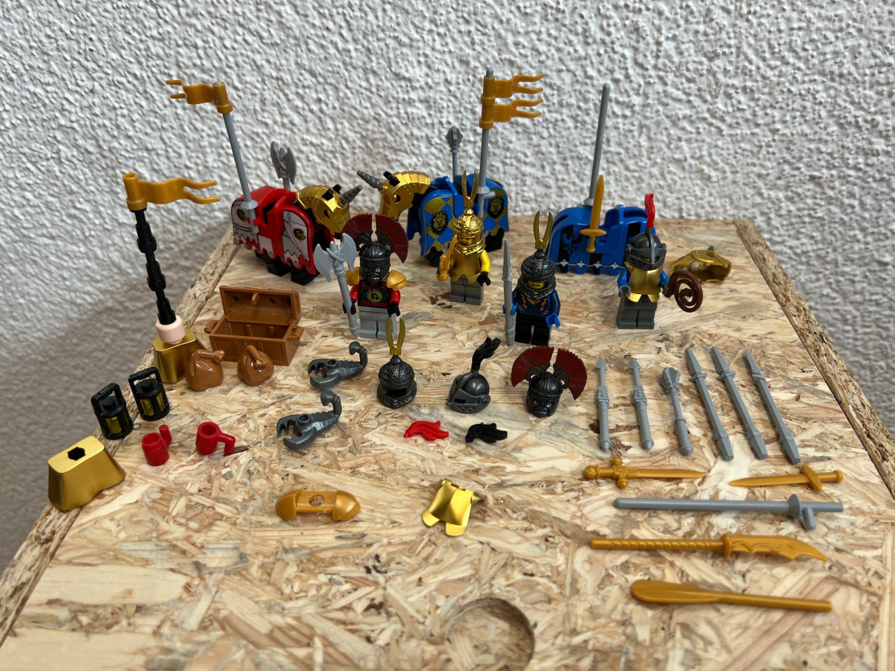 mittelalteres Ritter Set, komplett mit Figuren und Zubehör!! (Neu ...