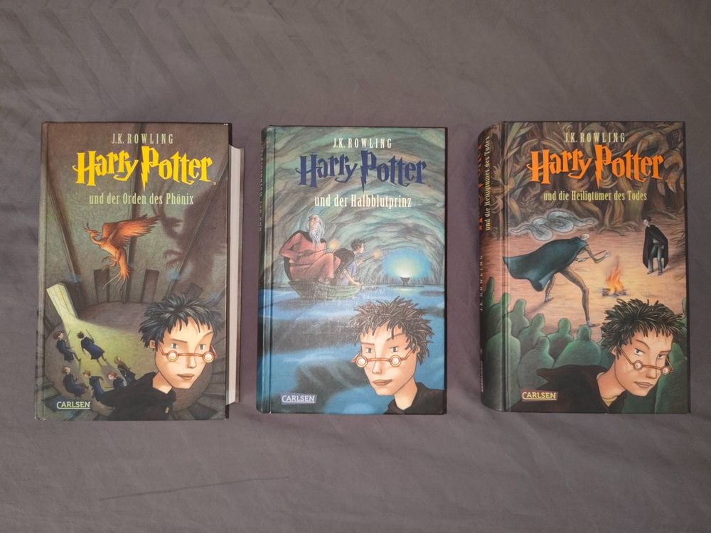 Harry Potter Band 5-7 Hardcover (Carlsen, Deutsch) (Gebraucht) in ...